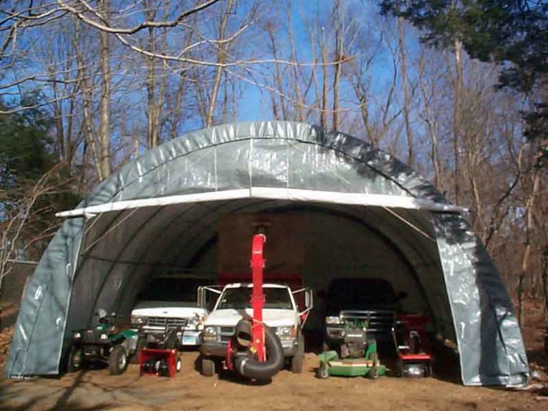 3 Car garage, Instant Garage 30 x 30 x 15, Round Style | Rhino CT