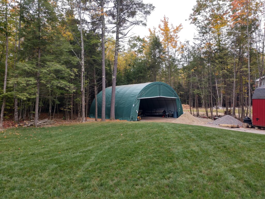 3 Car garage, Instant Garage 30 x 30 x 15, Round Style | Rhino CT