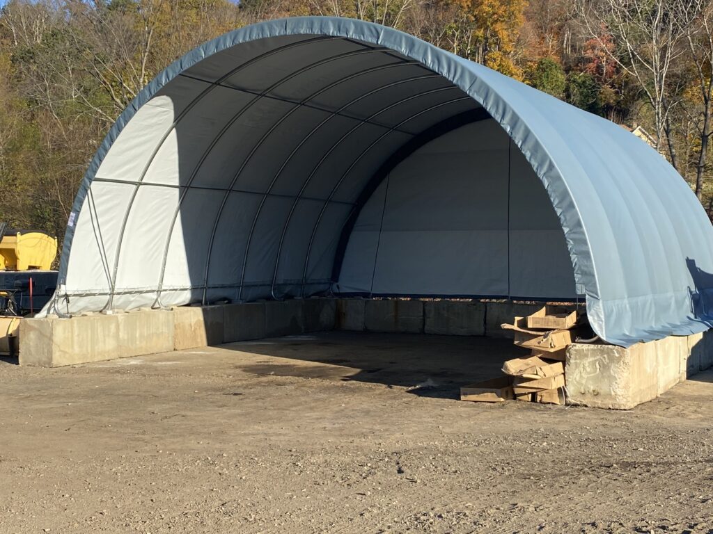 3 Car garage, Instant Garage 30 x 30 x 15, Round Style | Rhino CT
