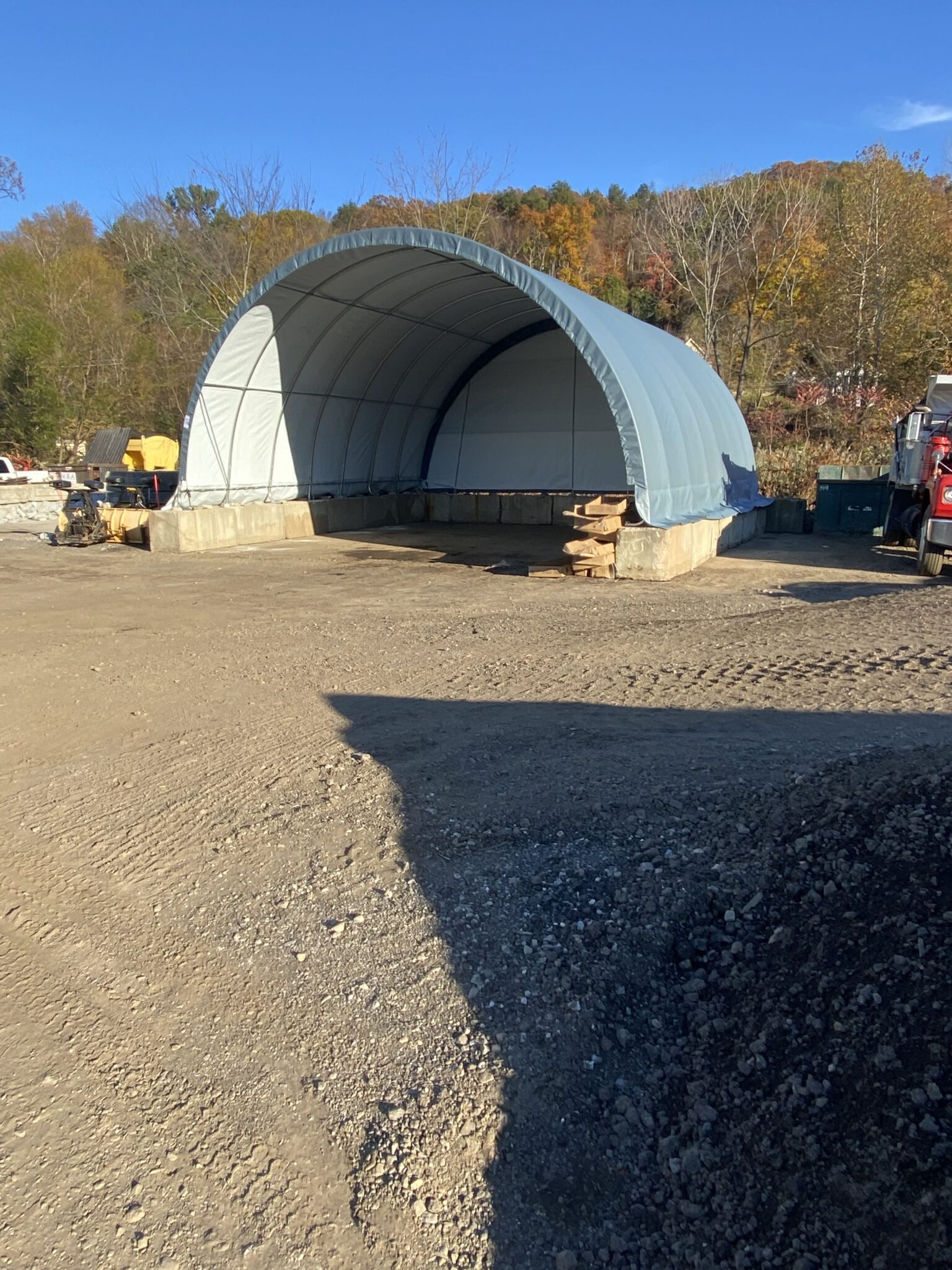 3 Car garage, Instant Garage 30 x 30 x 15, Round Style | Rhino CT