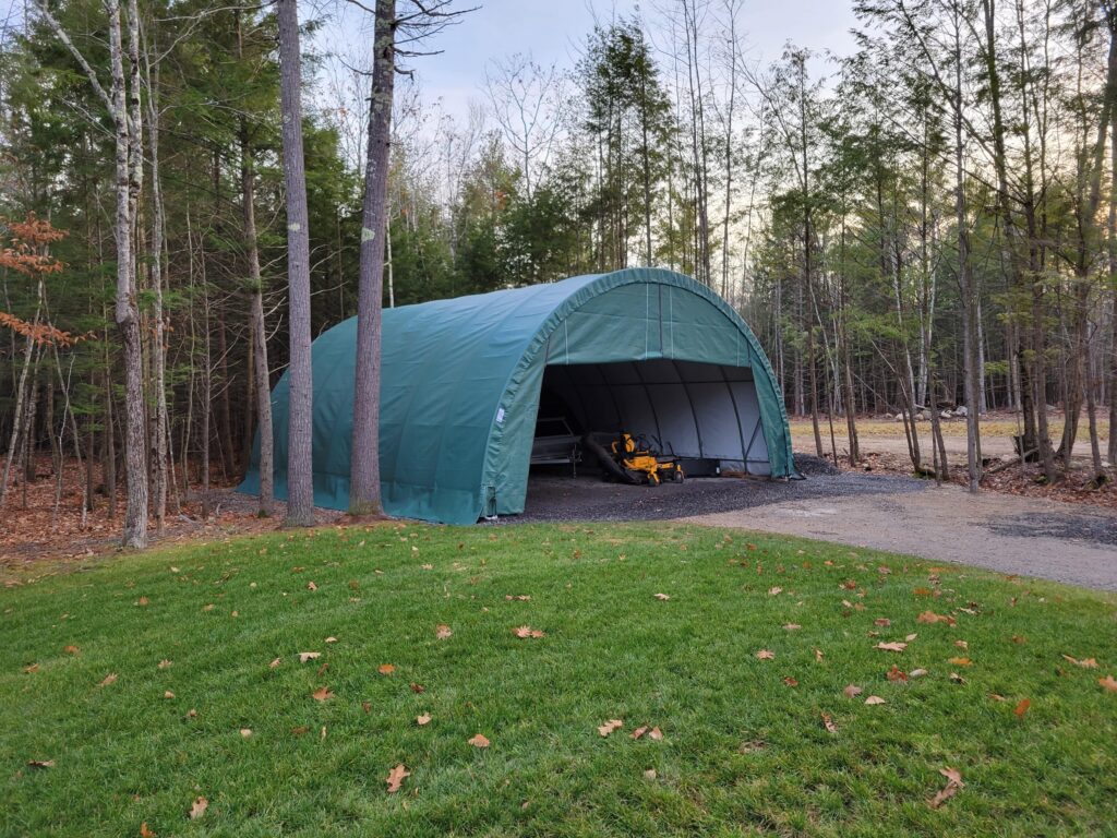 3 Car garage, Instant Garage 30 x 30 x 15, Round Style | Rhino CT