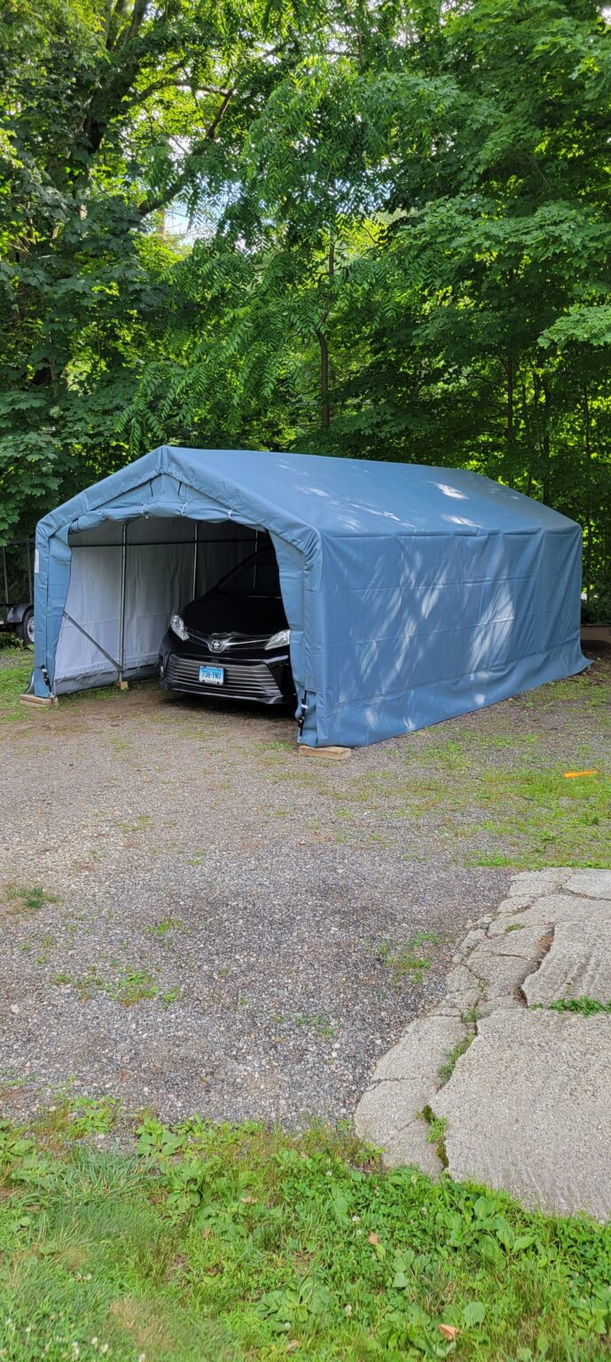 One Car Garage, Portable Garage, Instant Shelter | Rhino Shelters CT